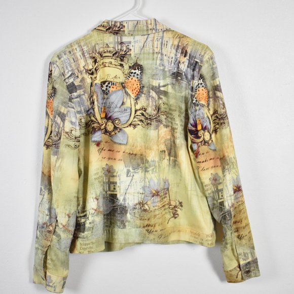 impulse california | Jackets & Coats | Vintage Colorful Graphic Print ...